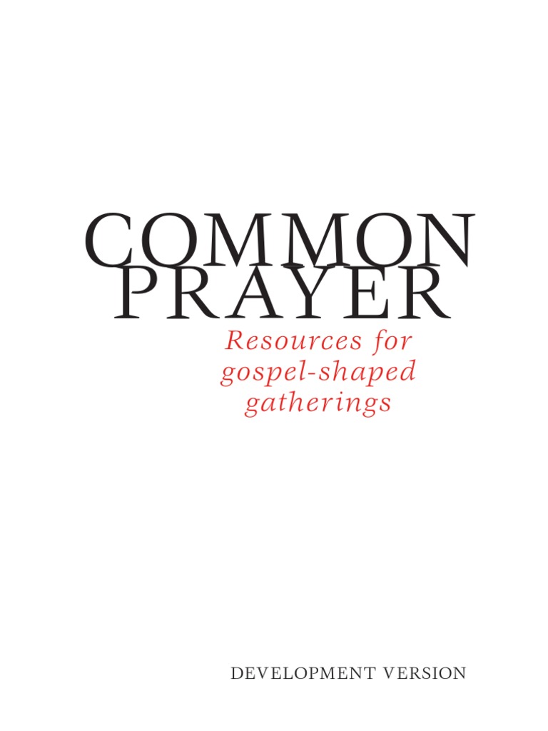 Common Prayer | PDF | God The Father | Confession (Religion)