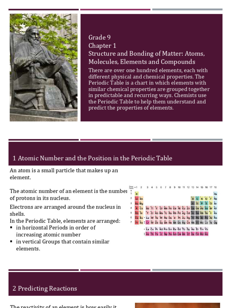 GC SC g9 Chem c1 TG Presentation | PDF | Ion | Chemical Compounds