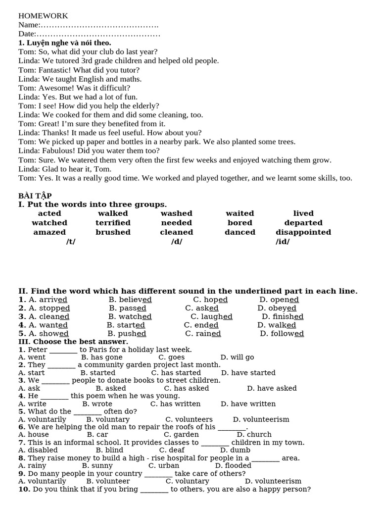 Homework Unit 3 | PDF