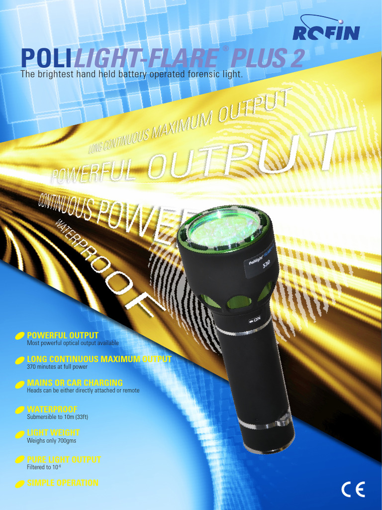 Polilight Flare+2 Brochure | PDF | Battery Charger | Light Emitting Diode