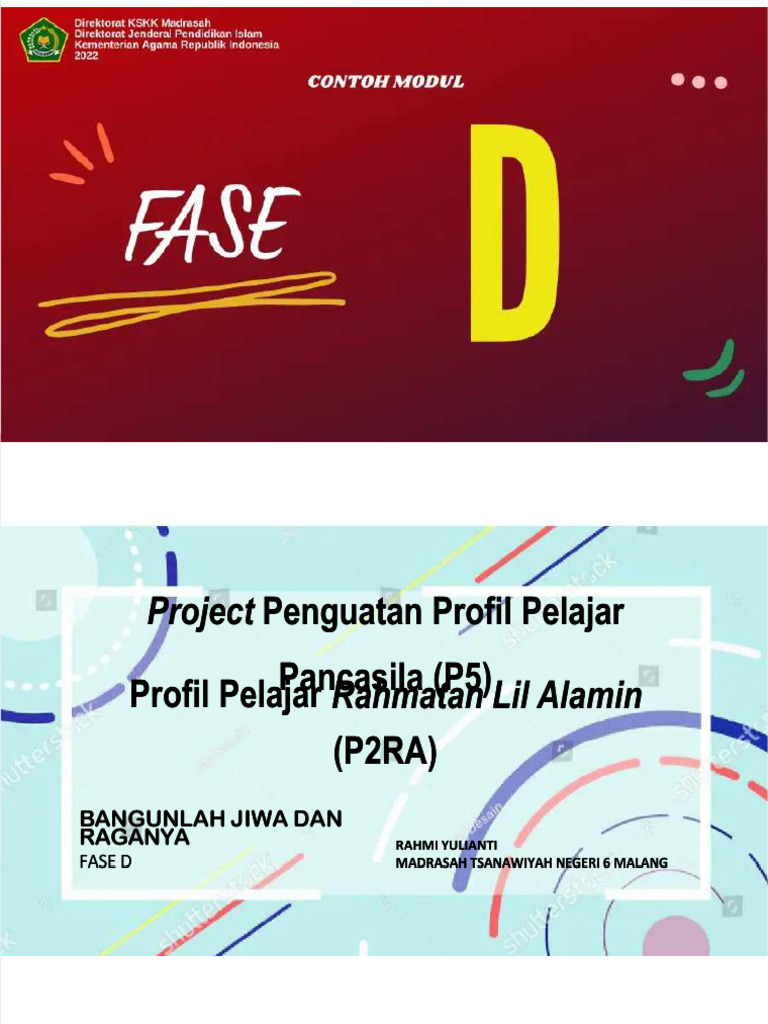PDF Contoh Modul P5ppra Fase D Ok Kirim1 - Compress | PDF
