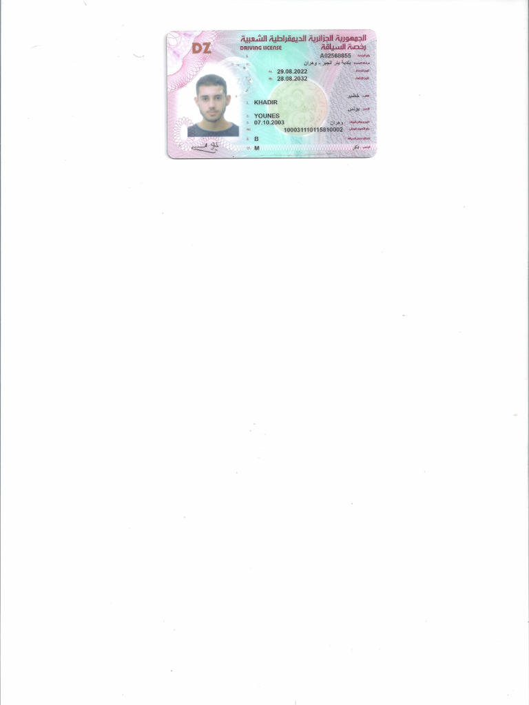Drivers License | PDF