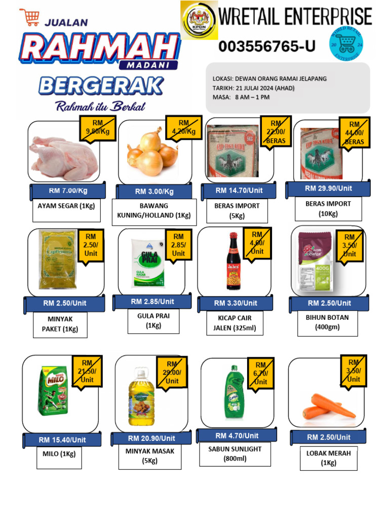 Poster WR (21 Jul) Dewan Orang Ramai Jelapang | PDF