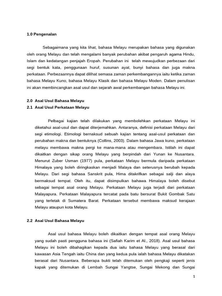 PB BMMB 1074 Tugasan 1 | PDF