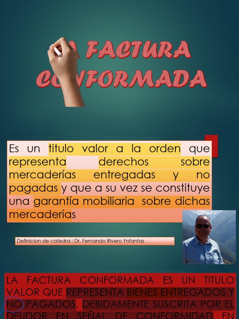 Factura Conformada | PDF