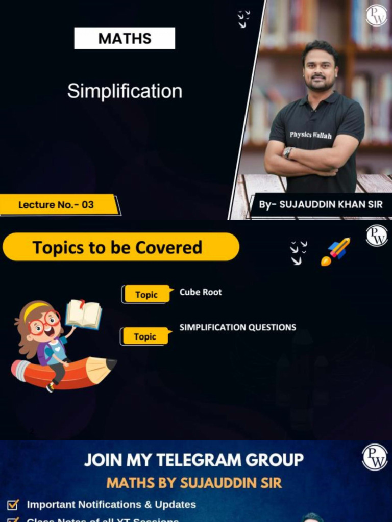 Simplification 03 - Class Notes | PDF