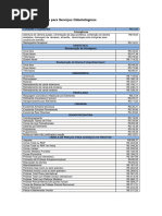 Tabela de Preços Médis Dental 2024 | PDF | Dente | Prótese