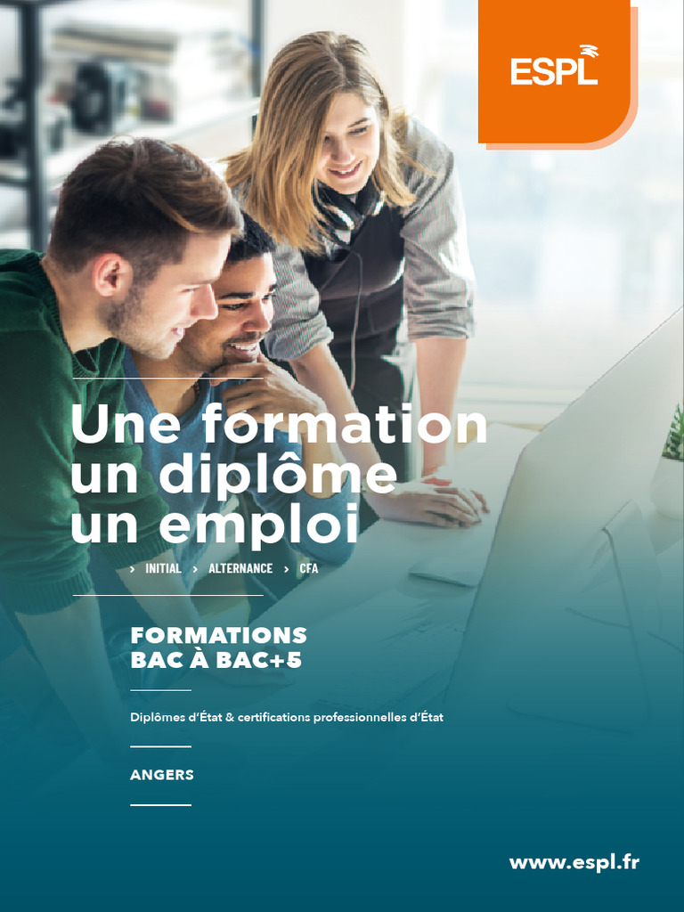 Formation et emploi à l'ESPL Angers | PDF | Business | Maîtrise en ...
