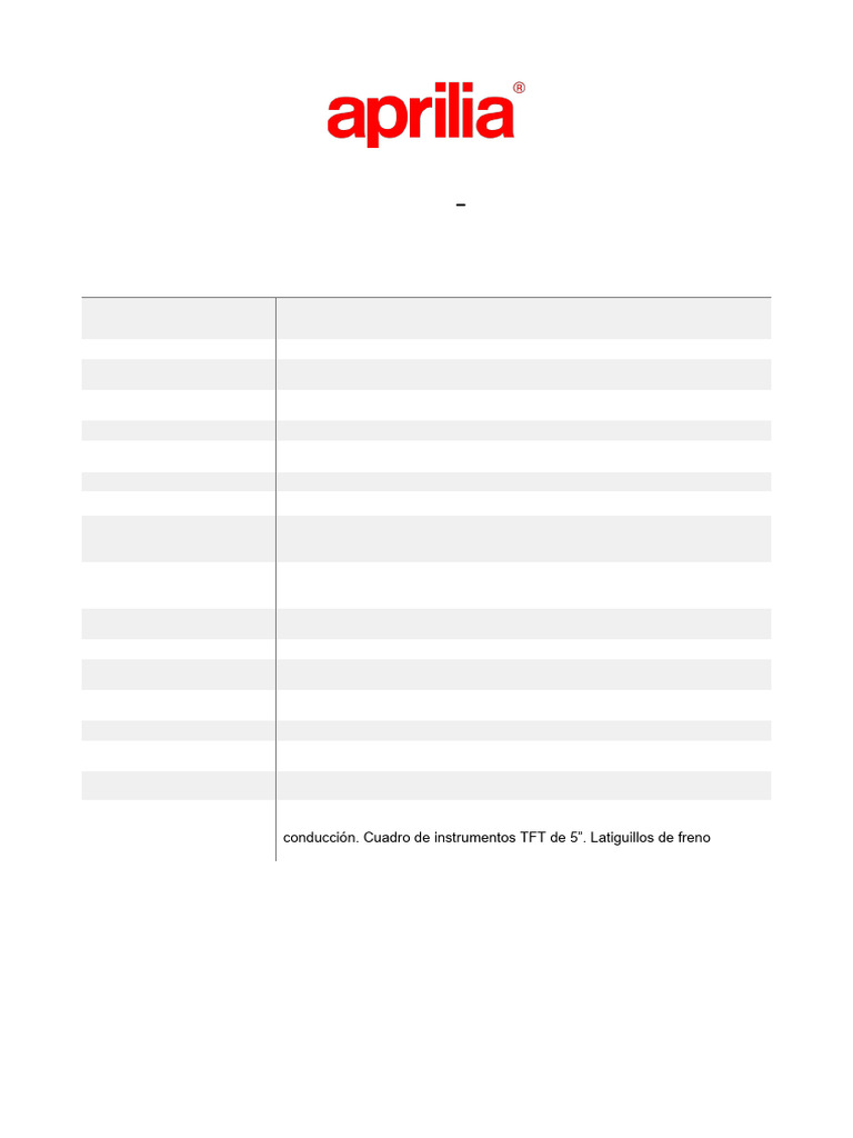 RS 457 Technical Sheet ES2 | PDF
