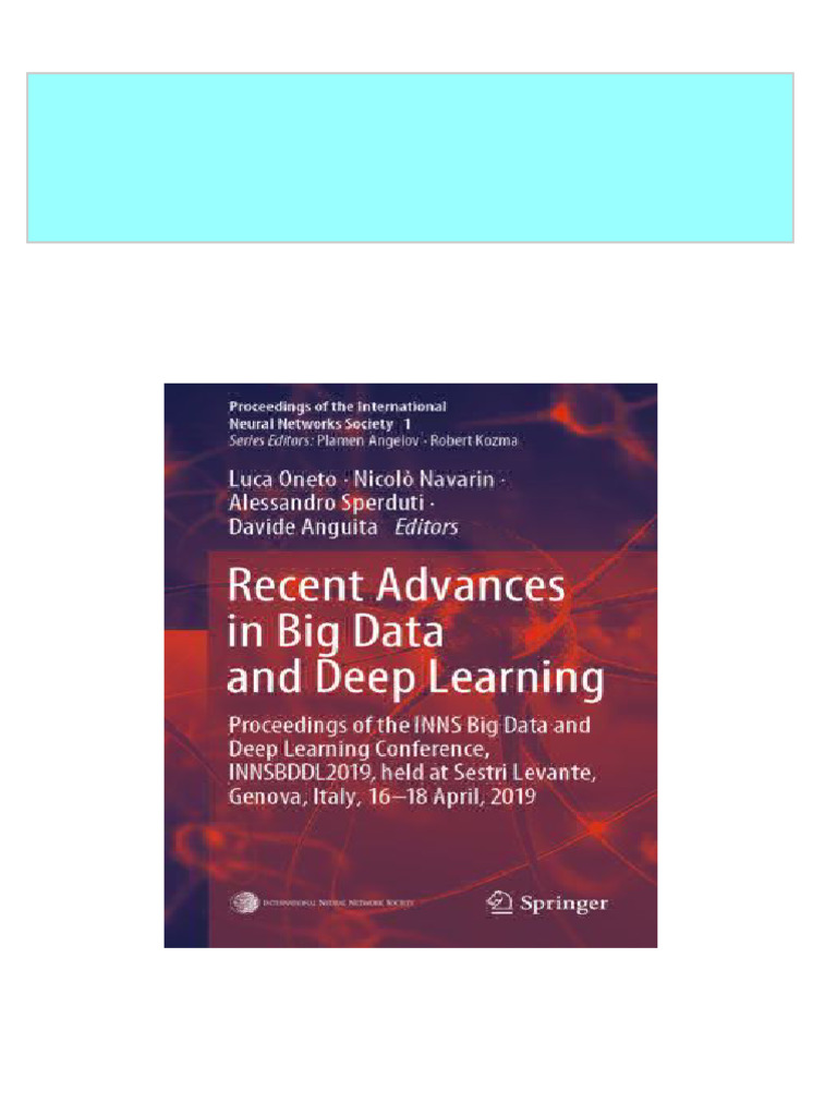 Buy ebook Recent Advances in Big Data and Deep Learning: Proceedings of ...