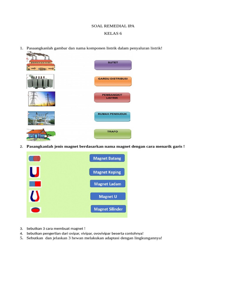 Soal Remedial Ipa | PDF