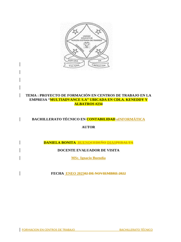 Proyecto Pasantias 2024-2025 | PDF | Business | Planificación