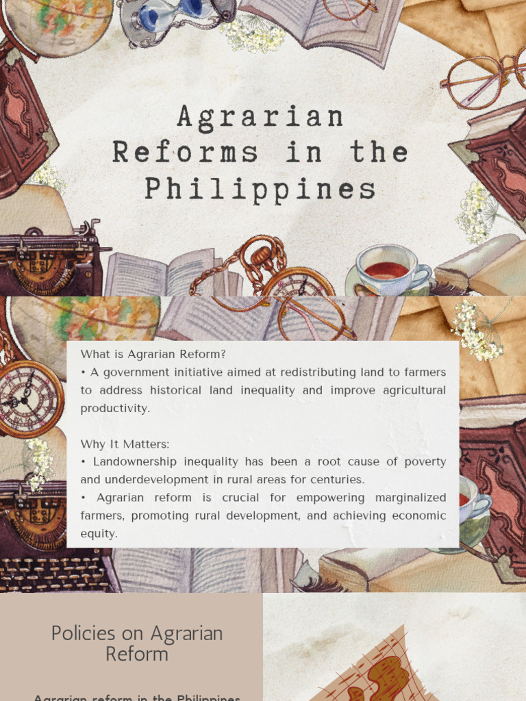 Agrarian Reform Philippines | PDF | Agrarianism | Landlord