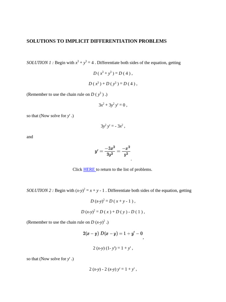 Differentiation | PDF | Calculus | Elementary Mathematics