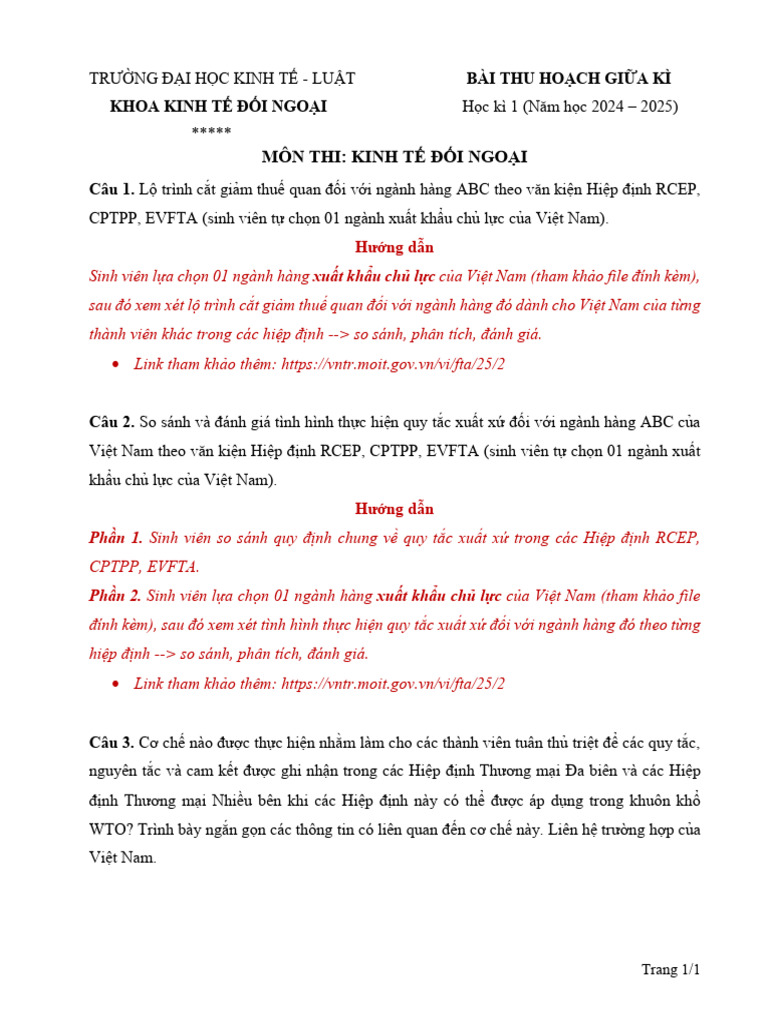 Đề thi KTĐN - GK - HKI 2425 - Hướng dẫn | PDF