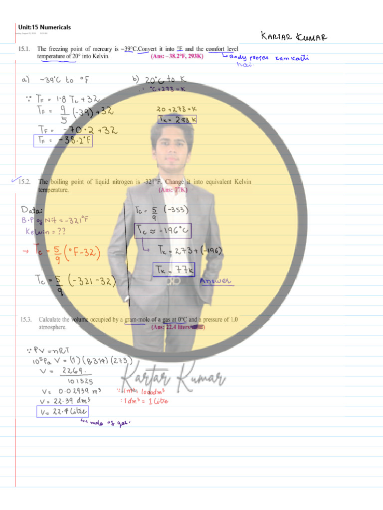 Unit15 Numericals WM | PDF