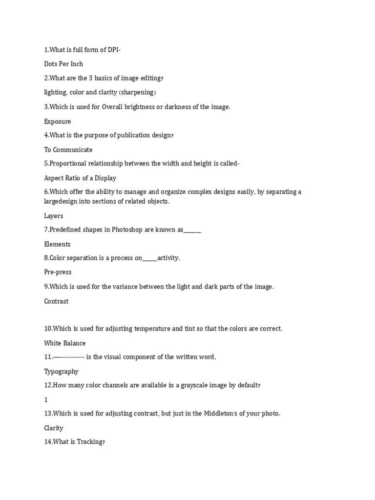 Sheet 3 | PDF | Adobe Photoshop | Image Editing