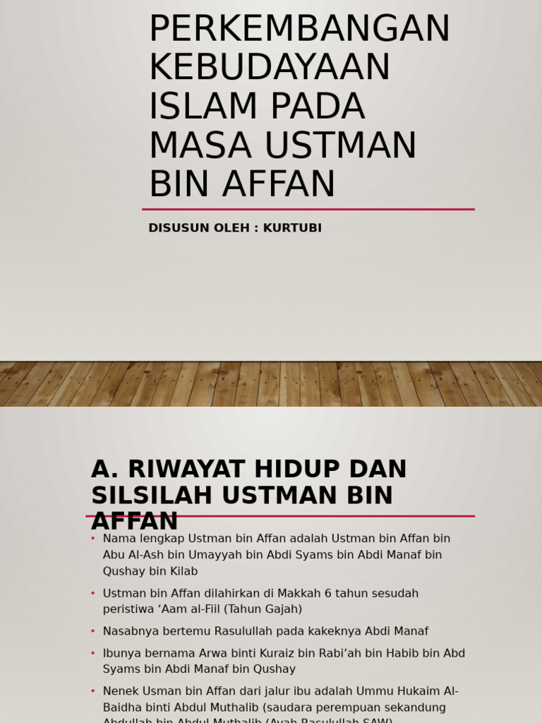 Sejarah Ustman bin Affan | PDF
