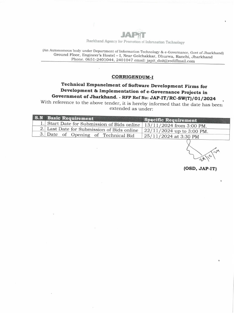 Corrigendum ISoftware | PDF