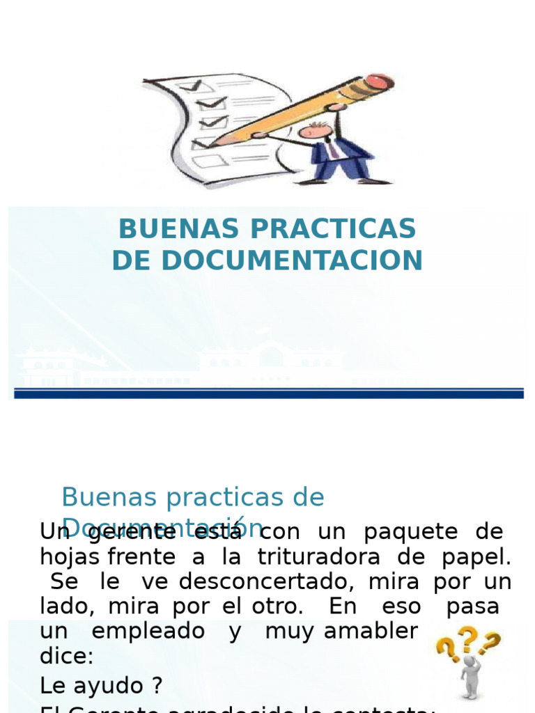 Buenas Prácticas de Documentación | PDF