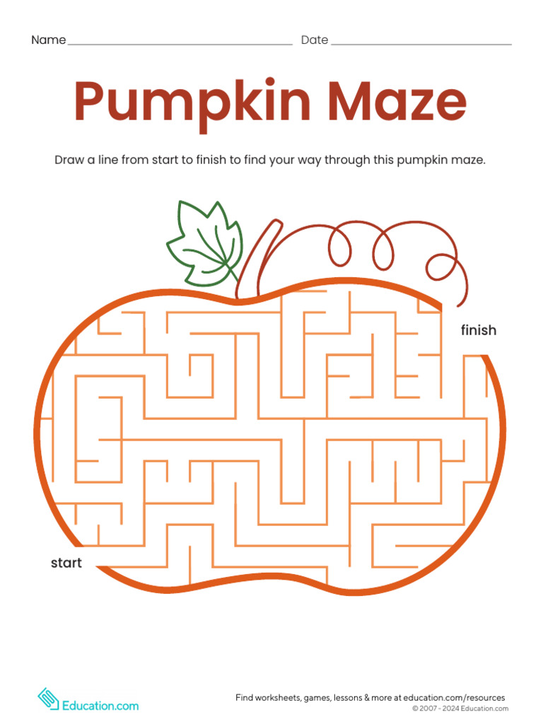 Pumpkin Maze | PDF
