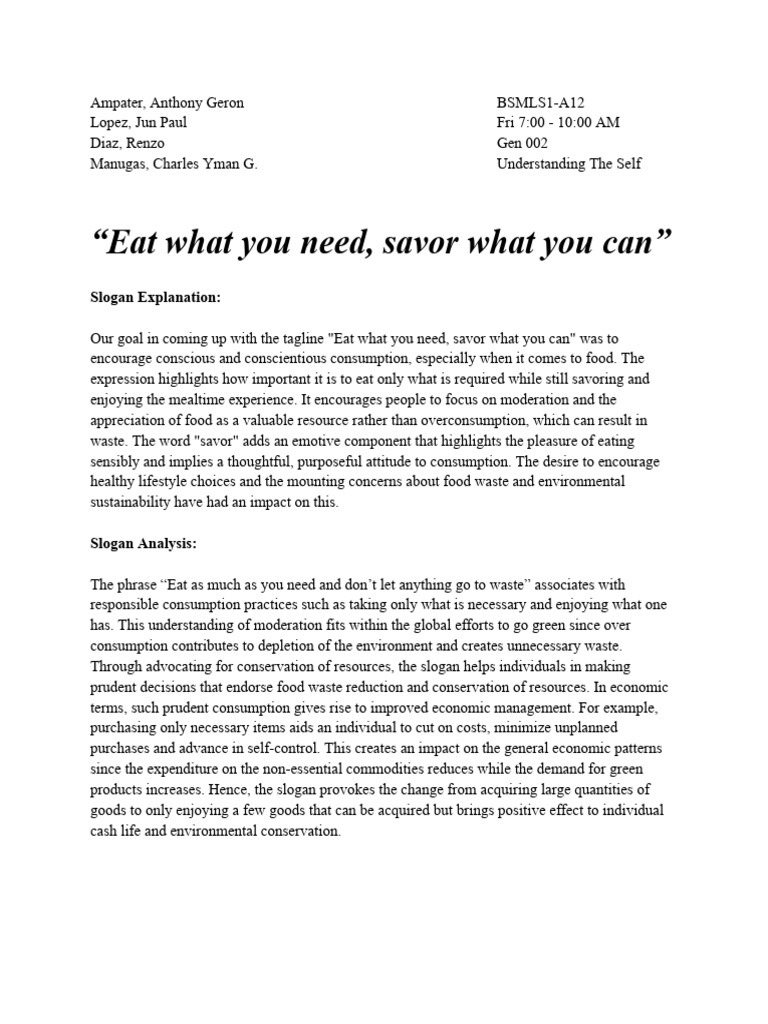 Responsible Consumer Campaign | PDF