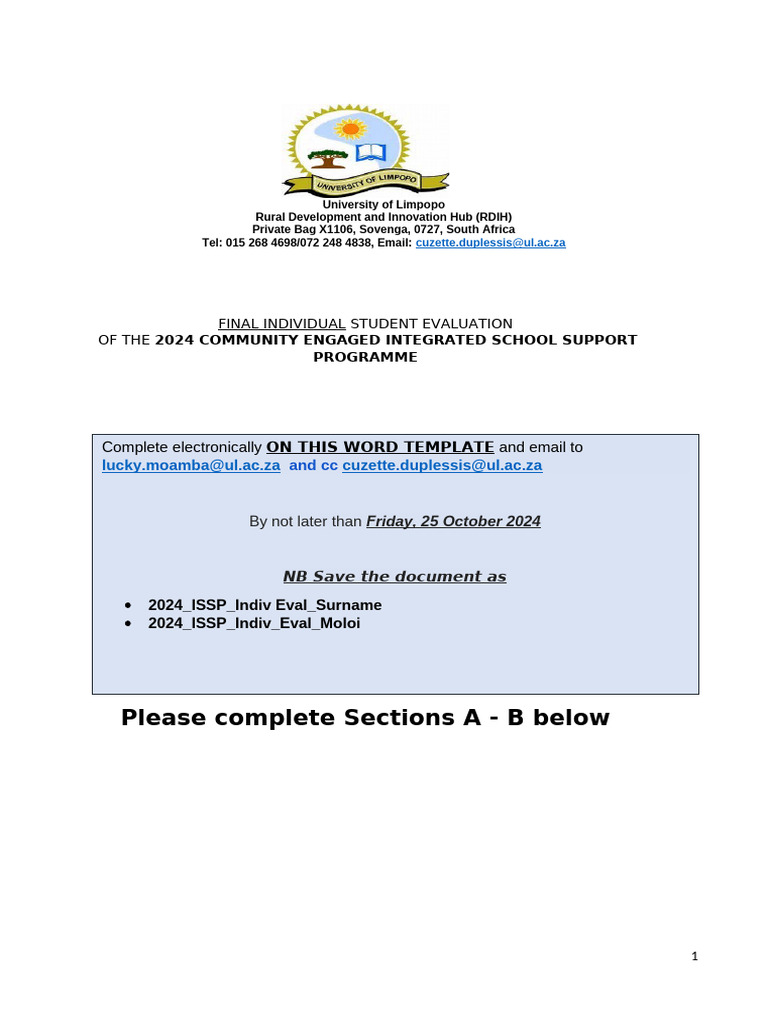 2024 - ISSP - Indiv - Eval - KGATLA | PDF | Learning | Community