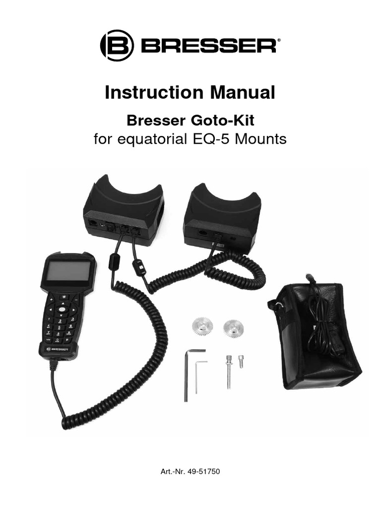 EQ-5 Mount Instruction Manual | PDF