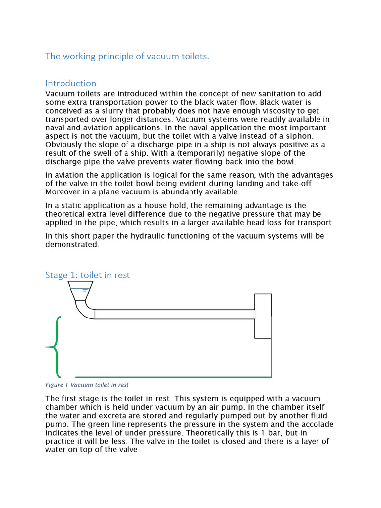 Working Principle of Vacuum Toilets-Hydrotheek (Stowa) 569890 | PDF | Toilet | Vacuum