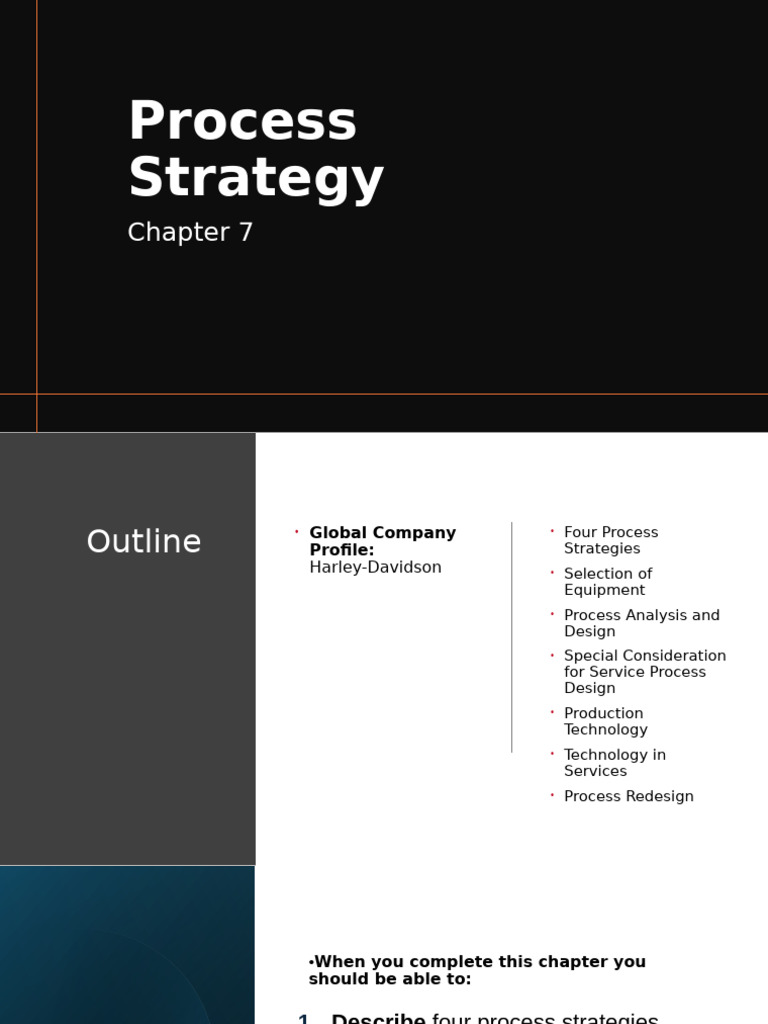 Chapter 7 - Process Strategy | PDF | Automation | Inventory