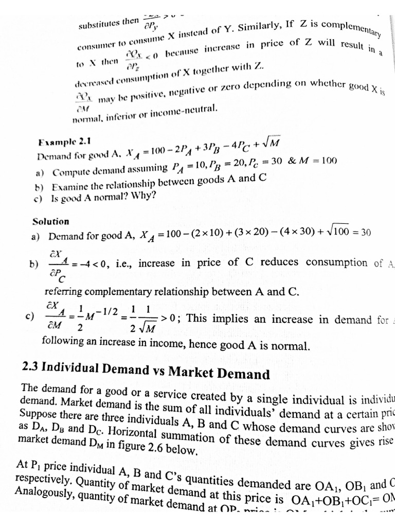 Demand and Supply Math | PDF