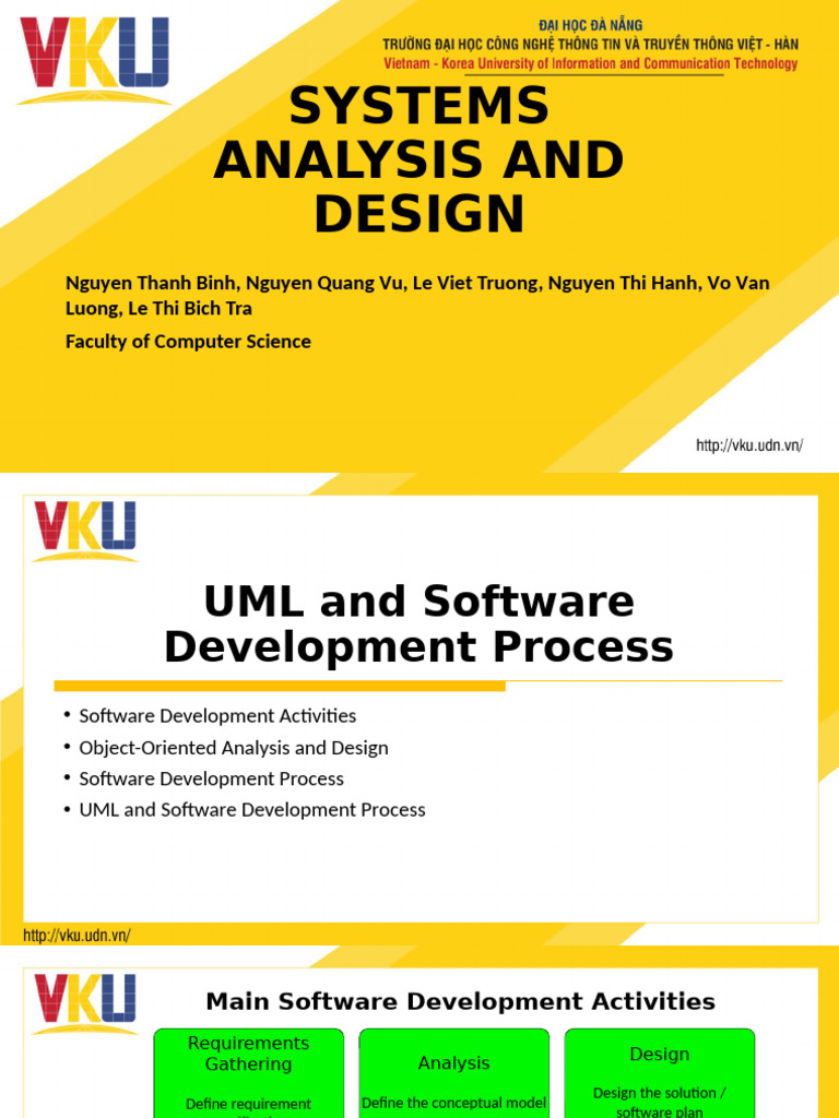 SAD - Ch3 - UML and Software Development Process | PDF | Agile Software Development | Software ...