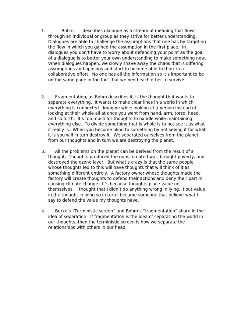 Burke and Bohm | PDF