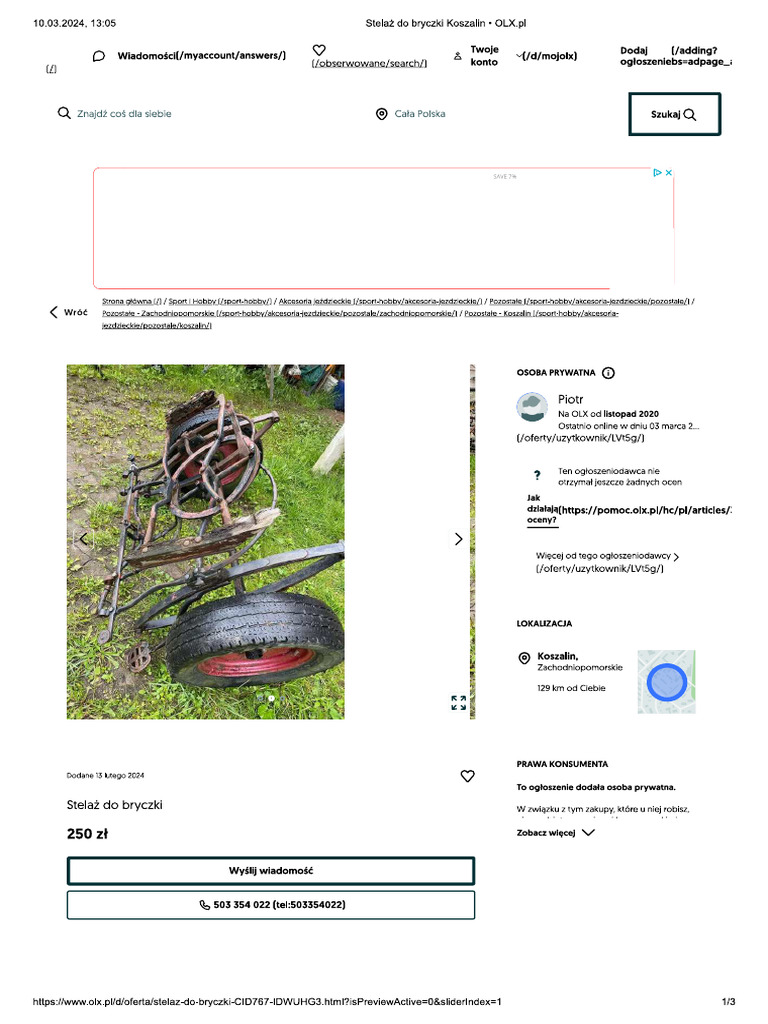 Stelaż Do Bryczki Koszalin - OLX - PL | PDF