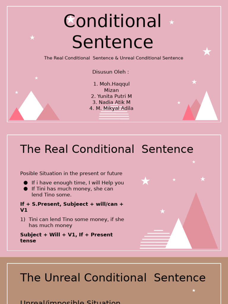 Conditional Sentence | PDF