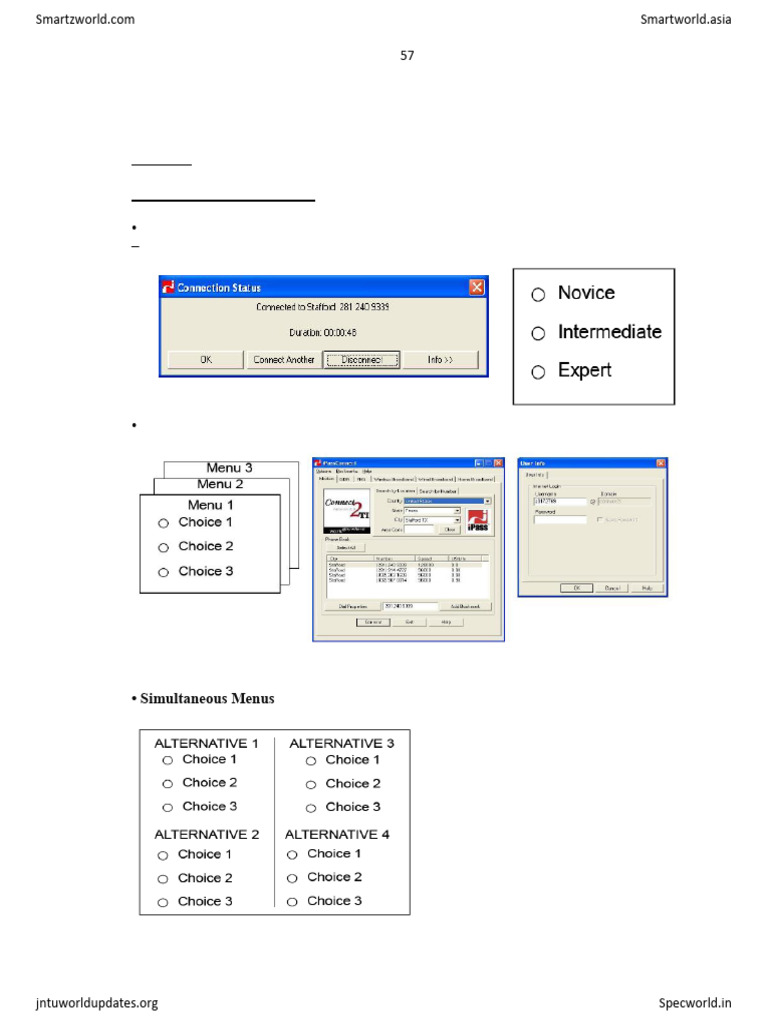 Human Computer Interaction - U3 | PDF | Window (Computing) | Menu (Computing)