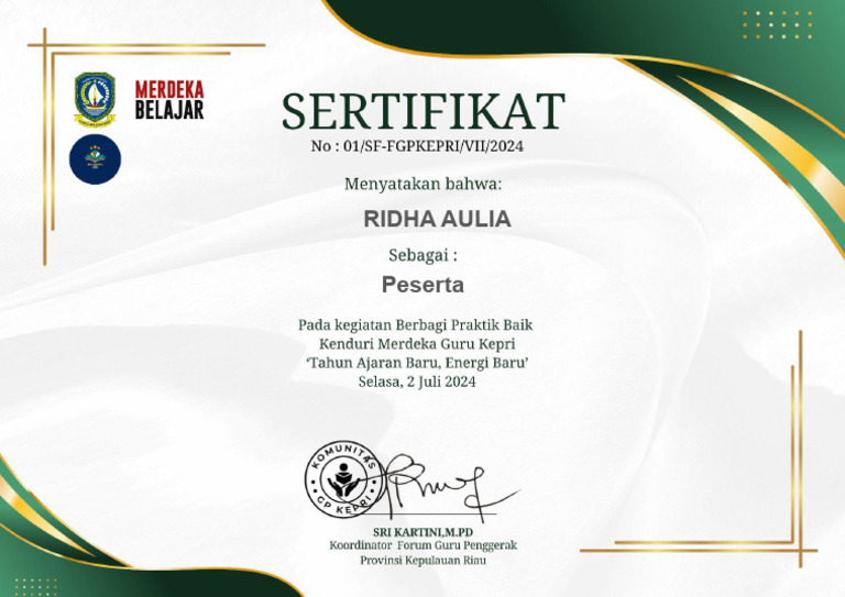 Berbagi Praktek Baik Kenduri | PDF