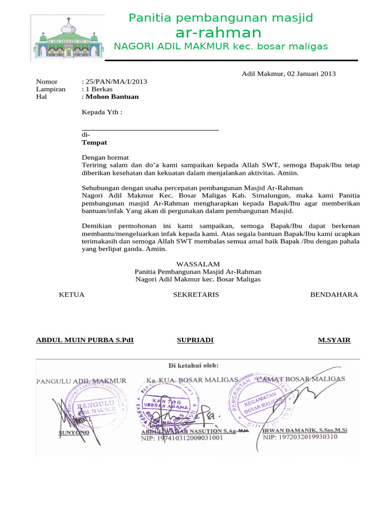 Depan Proposal (Copy) | PDF