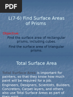 Lateral vs. Surface Area Explained | PDF | Area | Rectangle