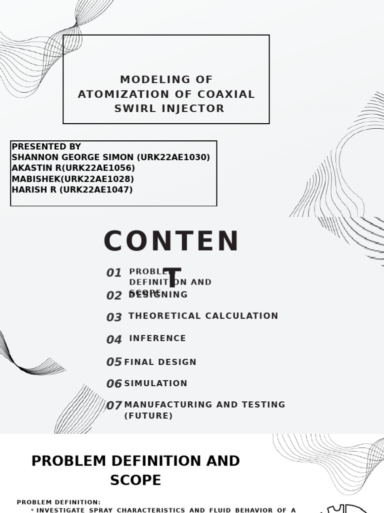 Modeling of Atomization of Coaxial Swirl Injector | PDF | Dynamics ...