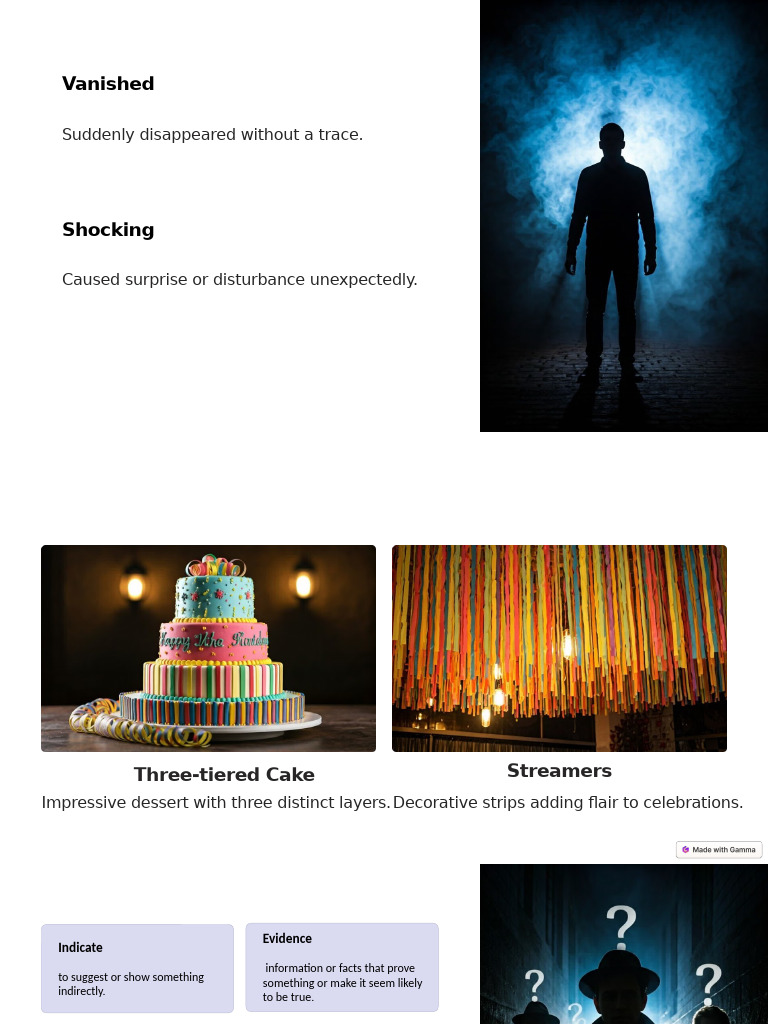 Exploring Mystery Vocabulary | PDF