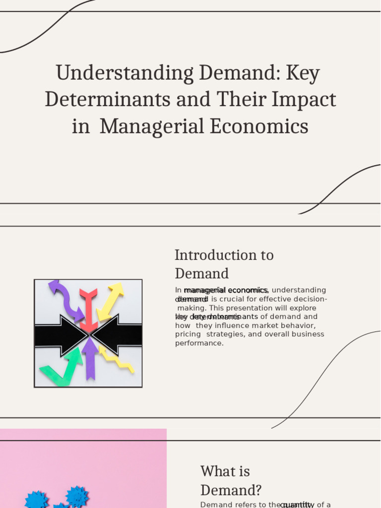 Slidesgo Understanding Demand Key Determinants and Their Impact in ...