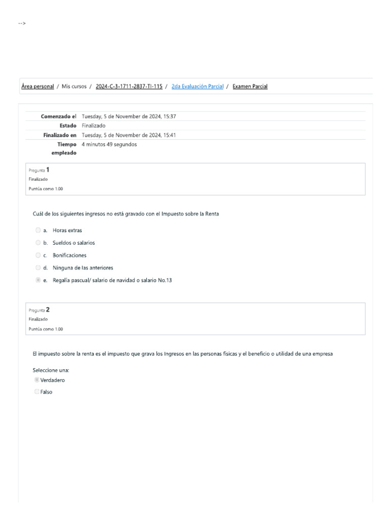 2do Examen Parcial | PDF