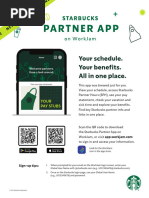 Starbucks Partner Hours - Mobile App - Quick Reference Guide | PDF ...