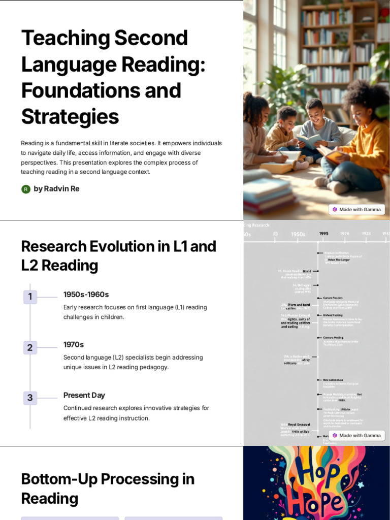 Teaching Second Language Reading Foundations and Strategies | PDF | Second Language | Fluency