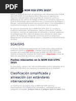 NOM-018-STPS-2015 - Presentacion - P1 | PDF