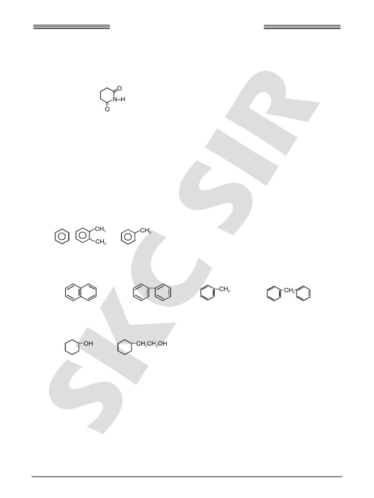SKC Sir Organic Chemistry Exercise-1 (Conceptual Questions) : CH - CH ...