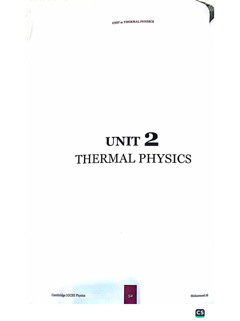 Physics Notes Unit 2 | PDF