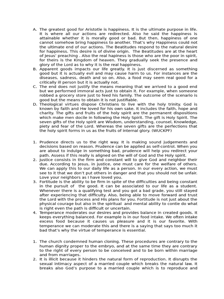 Ethics | PDF | Courage | Happiness