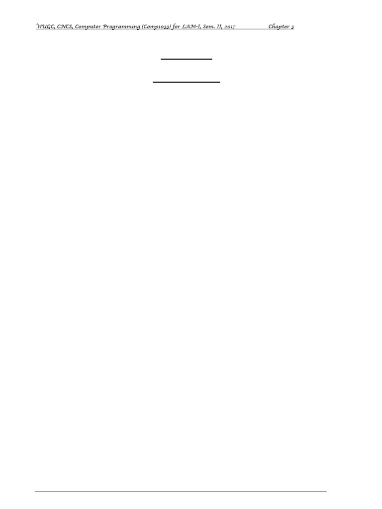 Chapter 3 | PDF | Control Flow | Software Development